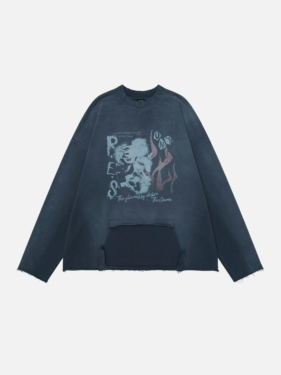 NEV Flame Blurring Print Long Sleeve Tee – nevstudio