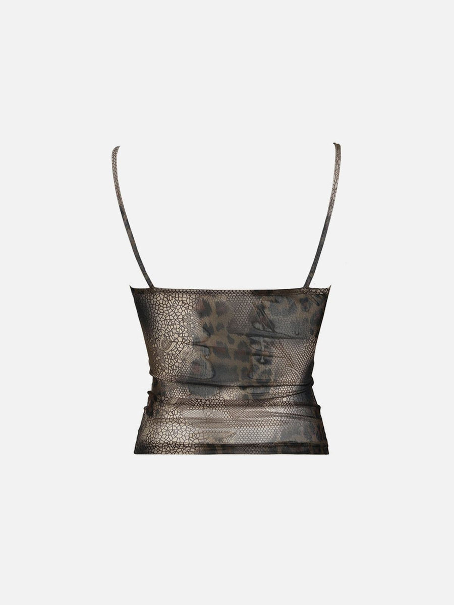 NEV Animal Print Mesh Vest – nevstudio