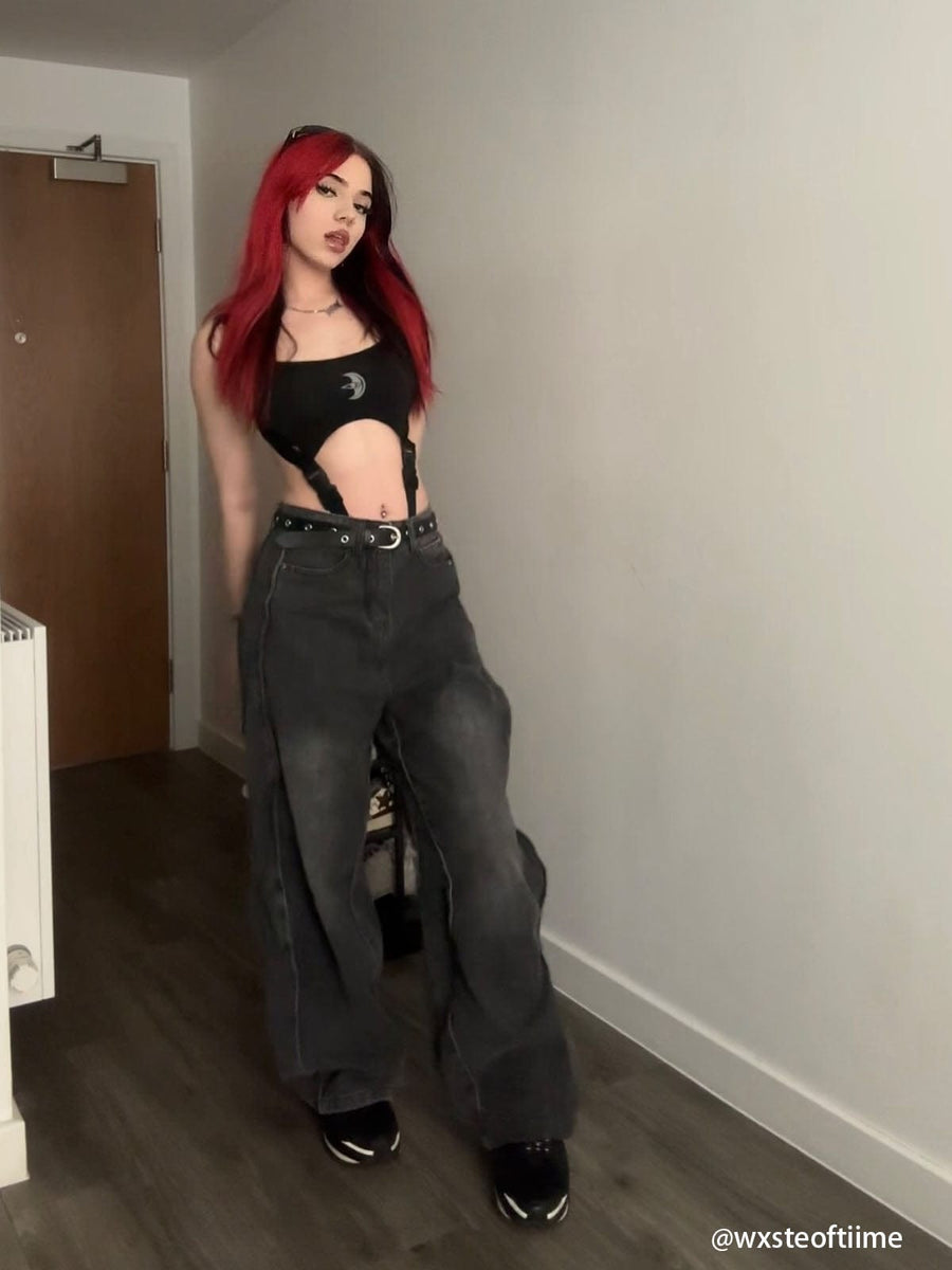 [Eye Of Moon] NEV Woven Ribbon Cut-Out Bodysuit – nevstudio